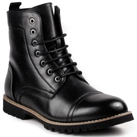 Metrocharm | Shoes | Metrocharm Mc31 Black Mens Lace Up Oxford Boot ...